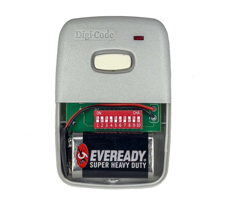 Digi-Code DC-5010 300MHz 1 Button Visor Remote Control